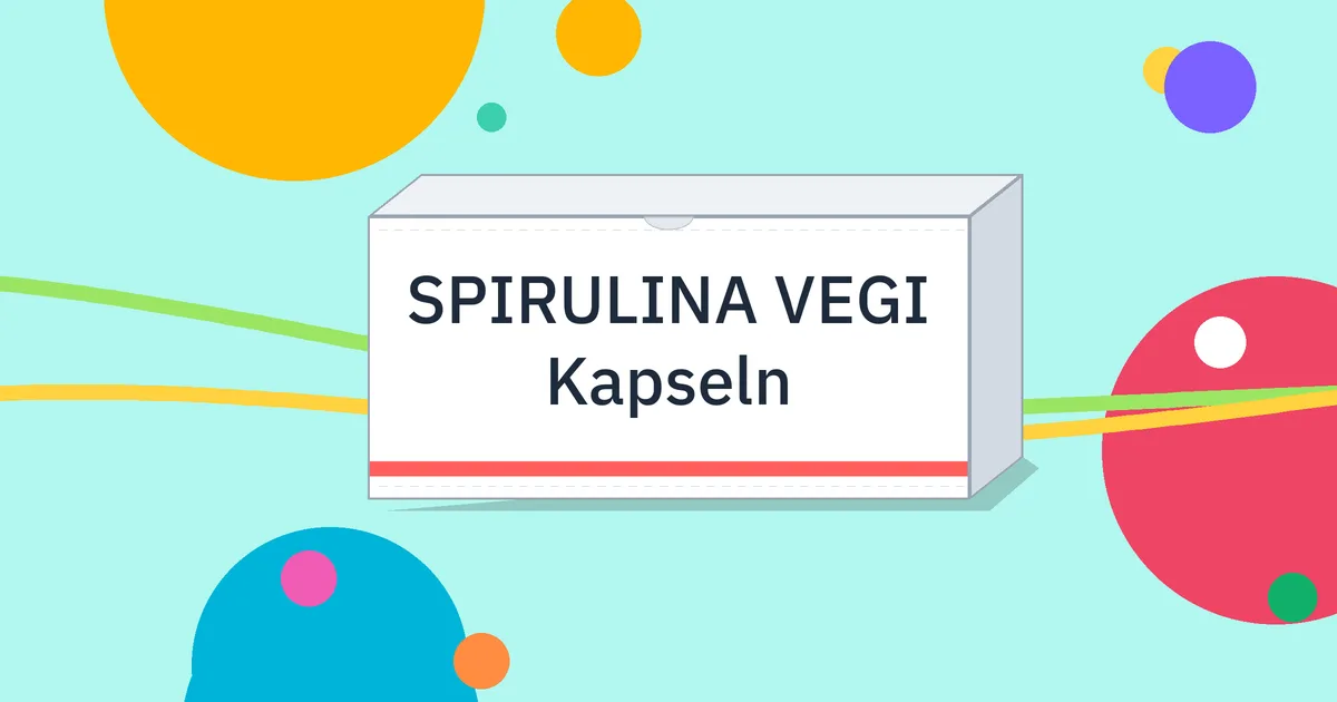 Symbolbild: Packung mit der Aufschrift SPIRULINA VEGI Kapseln (PZN 03869201) – Verfügbarkeit und Bezug in Apotheken in Frankfurt am Main