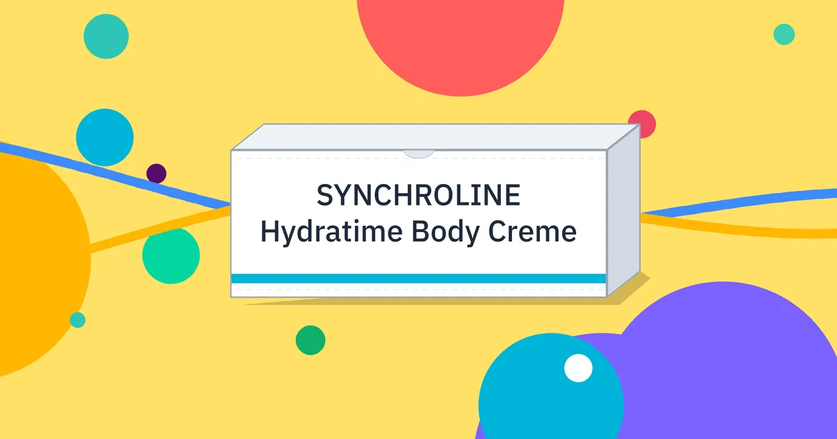 Symbolbild: Packung mit der Aufschrift SYNCHROLINE Hydratime Body Creme (PZN 01686152) – Verfügbarkeit und Bezug in Apotheken in Frankfurt am Main