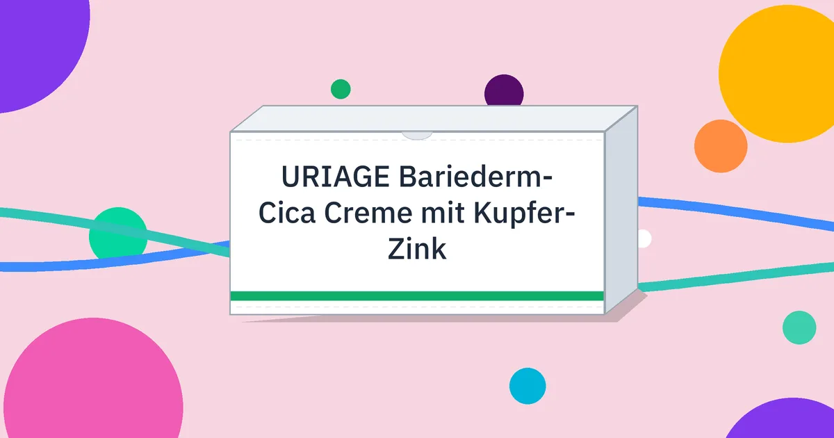 Symbolbild: Packung mit der Aufschrift URIAGE Bariederm-Cica Creme mit Kupfer-Zink (PZN 17181336) – Verfügbarkeit und Bezug in Apotheken in Frankfurt am Main