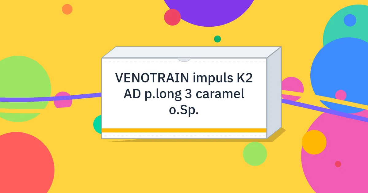 Symbolbild: Packung mit der Aufschrift VENOTRAIN impuls K2 AD p.long 3 caramel o.Sp. (PZN 08426164) – Verfügbarkeit und Bezug in Apotheken in Frankfurt am Main
