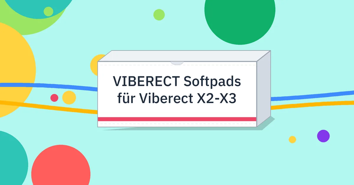 Symbolbild: Packung mit der Aufschrift VIBERECT Softpads für Viberect X2-X3 (PZN 16359128) – Verfügbarkeit und Bezug in Apotheken in Frankfurt am Main