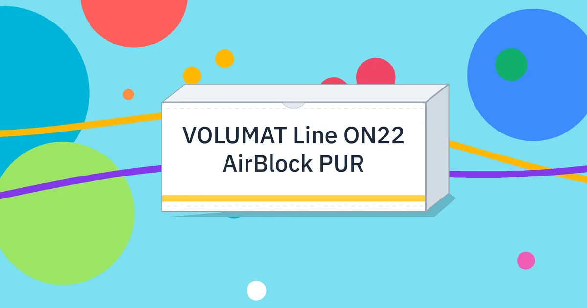 Symbolbild: Packung mit der Aufschrift VOLUMAT Line ON22 AirBlock PUR (PZN 18179784) – Verfügbarkeit und Bezug in Apotheken in Frankfurt am Main