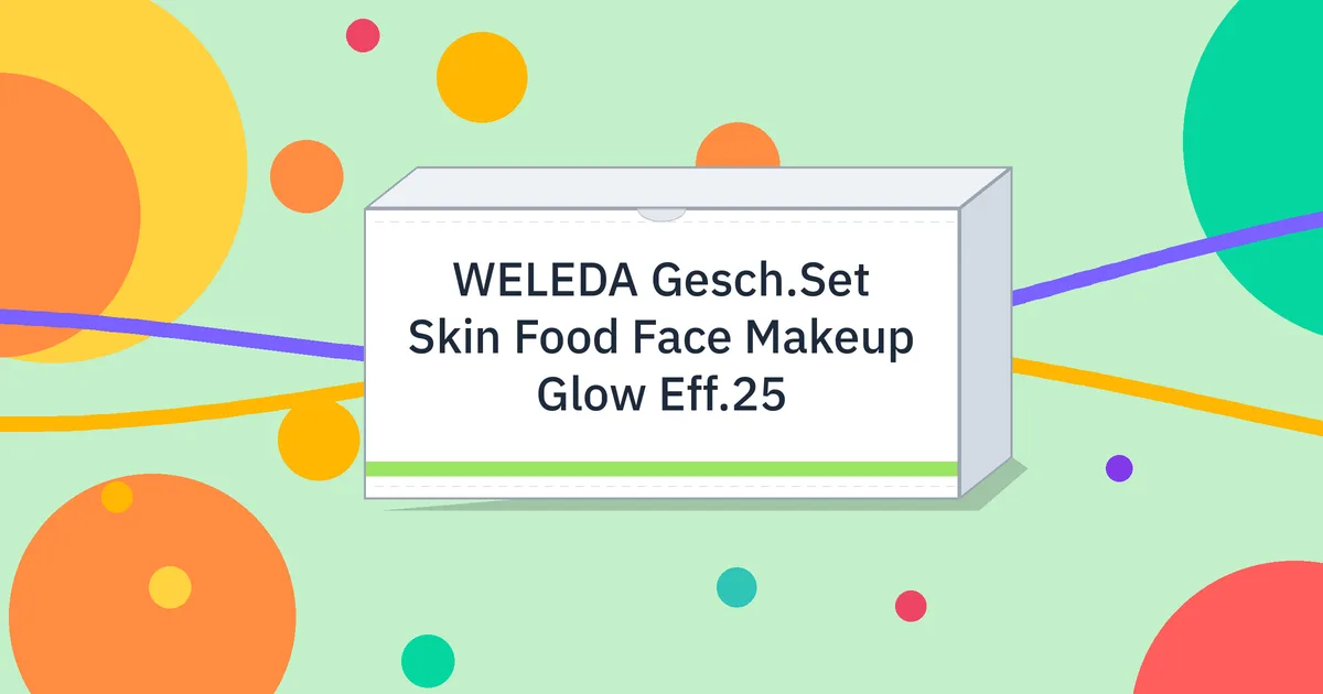 Symbolbild: Packung mit der Aufschrift WELEDA Gesch.Set Skin Food Face Makeup Glow Eff.25 (PZN 19634121) – Verfügbarkeit und Bezug in Apotheken in Frankfurt am Main