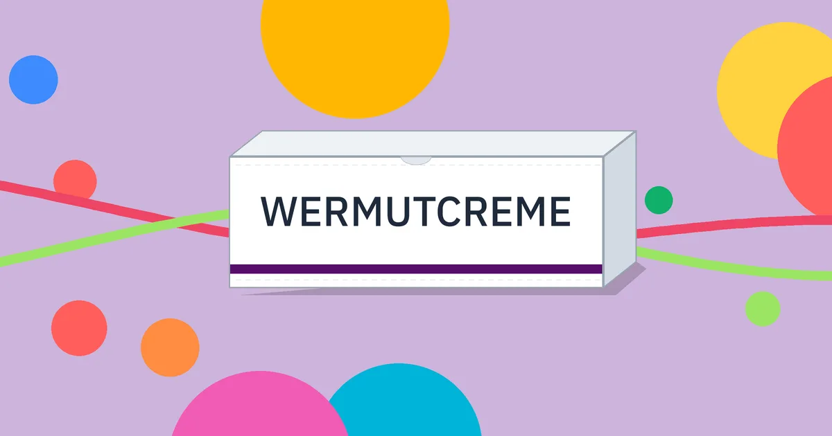 Symbolbild: Packung mit der Aufschrift WERMUTCREME (PZN 16325827) – Verfügbarkeit und Bezug in Apotheken in Frankfurt am Main