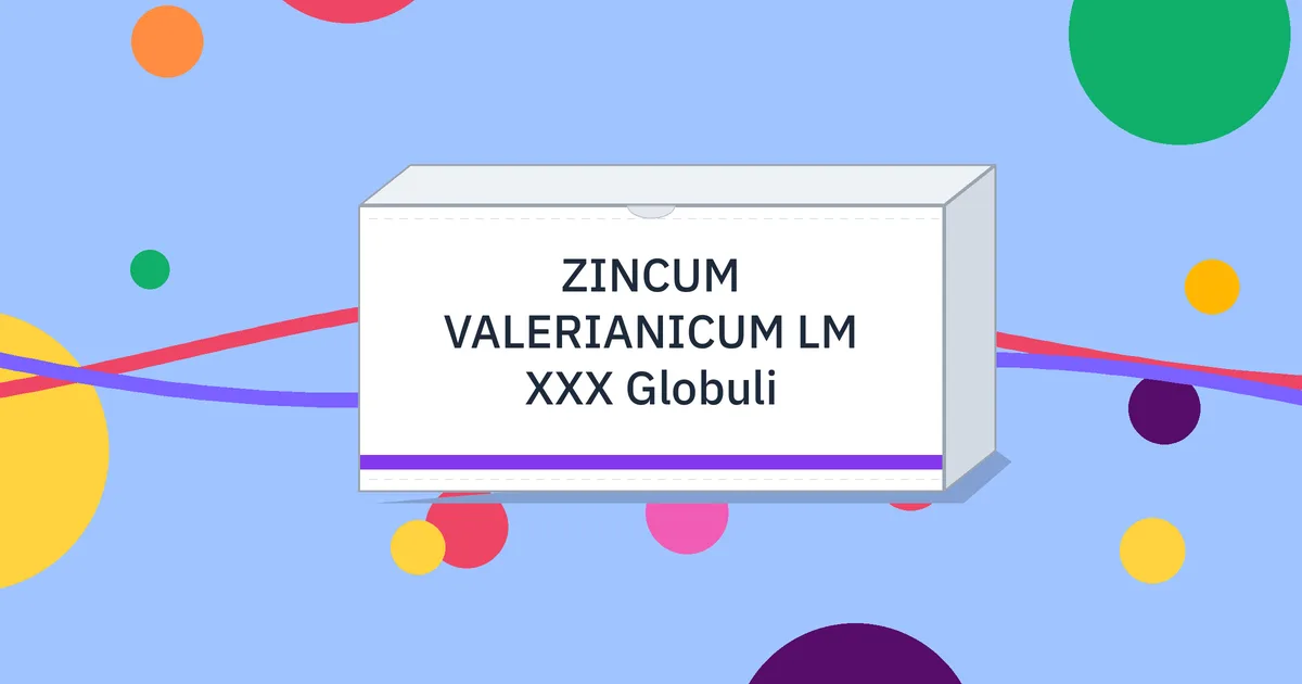 Symbolbild: Packung mit der Aufschrift ZINCUM VALERIANICUM LM XXX Globuli (PZN 02679160) – Verfügbarkeit und Bezug in Apotheken in Frankfurt am Main