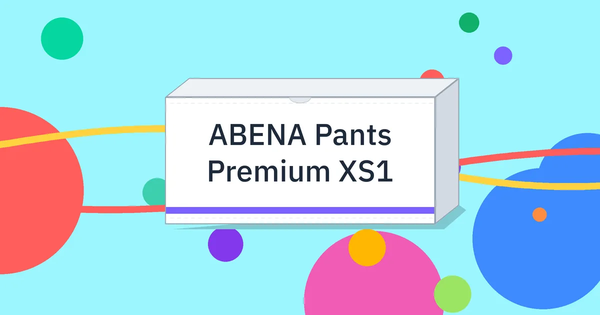Symbolbild: Packung mit der Aufschrift ABENA Pants Premium XS1 (PZN 17456980) – Verfügbarkeit und Bezug in Apotheken in Frankfurt am Main
