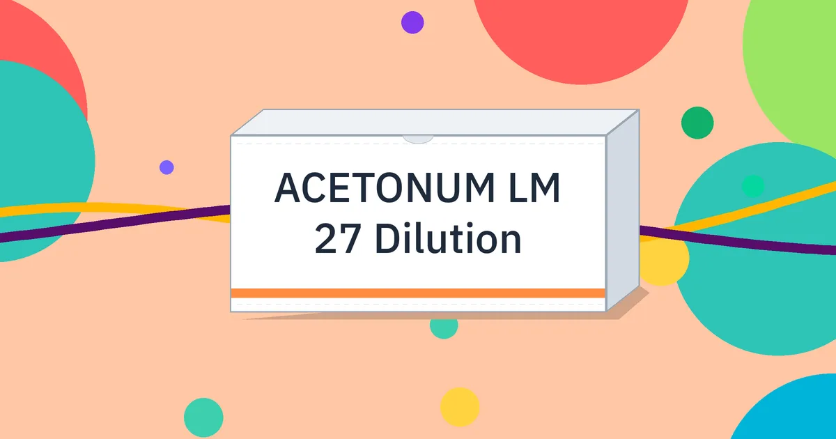 Symbolbild: Packung mit der Aufschrift ACETONUM LM 27 Dilution (PZN 13265473) – Verfügbarkeit und Bezug in Apotheken in Frankfurt am Main