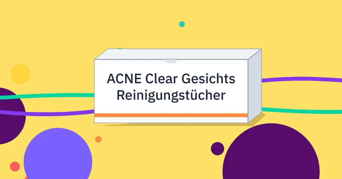 Symbolbild: Packung mit der Aufschrift ACNE Clear Gesichts Reinigungstücher (PZN 13746675) – Verfügbarkeit und Bezug in Apotheken in Frankfurt am Main