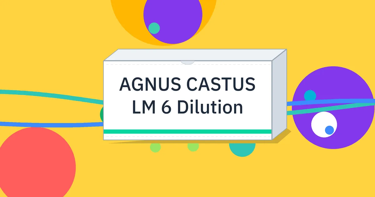Symbolbild: Packung mit der Aufschrift AGNUS CASTUS LM 6 Dilution (PZN 09650596) – Verfügbarkeit und Bezug in Apotheken in Frankfurt am Main