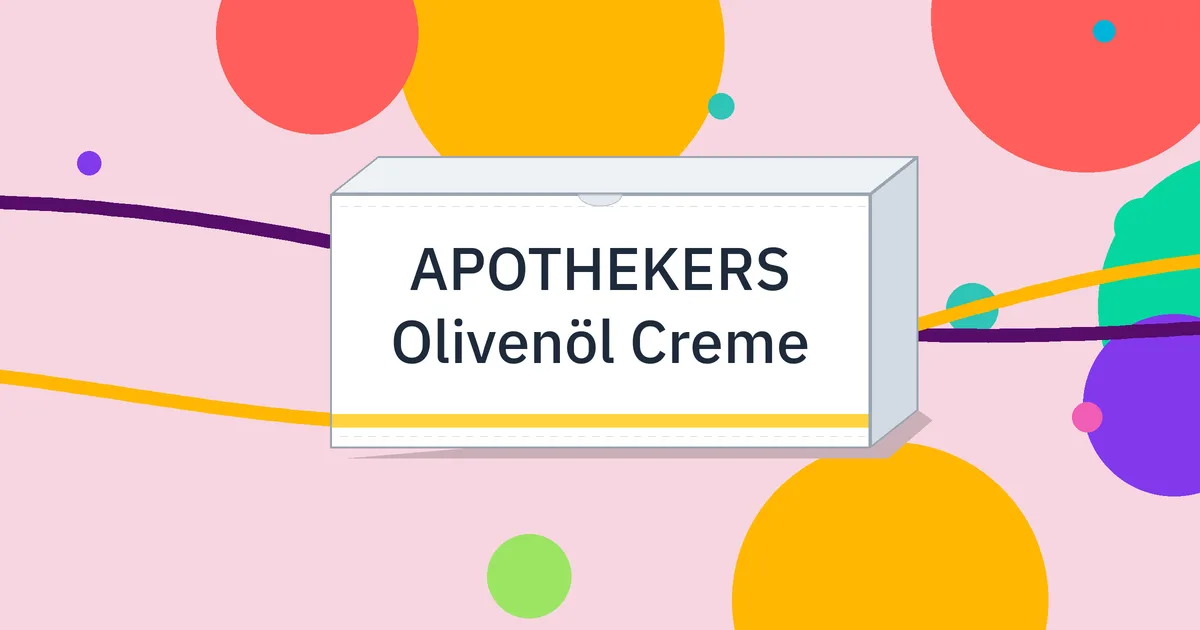 Symbolbild: Packung mit der Aufschrift APOTHEKERS Olivenöl Creme (PZN 15293999) – Verfügbarkeit und Bezug in Apotheken in Frankfurt am Main