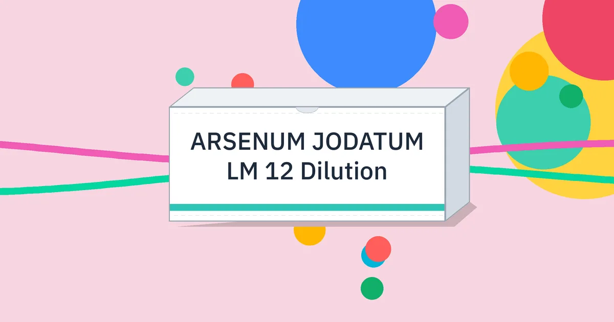 Symbolbild: Packung mit der Aufschrift ARSENUM JODATUM LM 12 Dilution (PZN 06921190) – Verfügbarkeit und Bezug in Apotheken in Frankfurt am Main