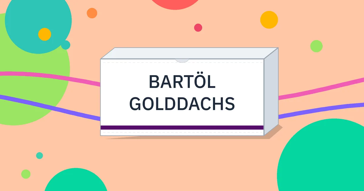 Symbolbild: Packung mit der Aufschrift BARTÖL GOLDDACHS (PZN 11321865) – Verfügbarkeit und Bezug in Apotheken in Frankfurt am Main