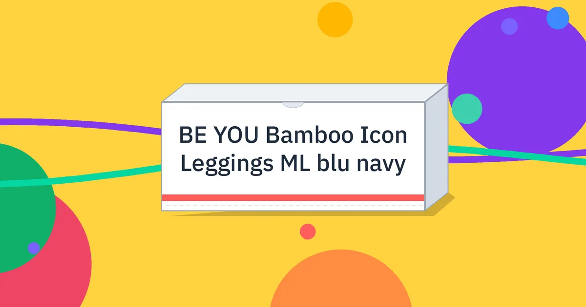 Symbolbild: Packung mit der Aufschrift BE YOU Bamboo Icon Leggings ML blu navy (PZN 19165117) – Verfügbarkeit und Bezug in Apotheken in Frankfurt am Main