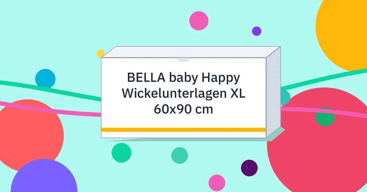 Symbolbild: Packung mit der Aufschrift BELLA baby Happy Wickelunterlagen XL 60x90 cm (PZN 17368276) – Verfügbarkeit und Bezug in Apotheken in Frankfurt am Main