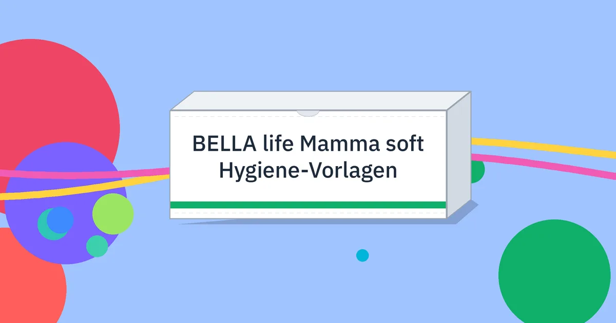 Symbolbild: Packung mit der Aufschrift BELLA life Mamma soft Hygiene-Vorlagen (PZN 19772751) – Verfügbarkeit und Bezug in Apotheken in Frankfurt am Main