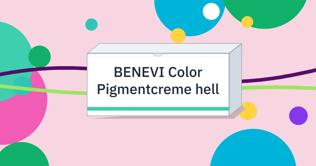 Symbolbild: Packung mit der Aufschrift BENEVI Color Pigmentcreme hell (PZN 06498188) – Verfügbarkeit und Bezug in Apotheken in Frankfurt am Main
