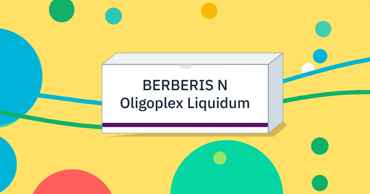 Symbolbild: Packung mit der Aufschrift BERBERIS N Oligoplex Liquidum (PZN 05048425) – Verfügbarkeit und Bezug in Apotheken in Frankfurt am Main
