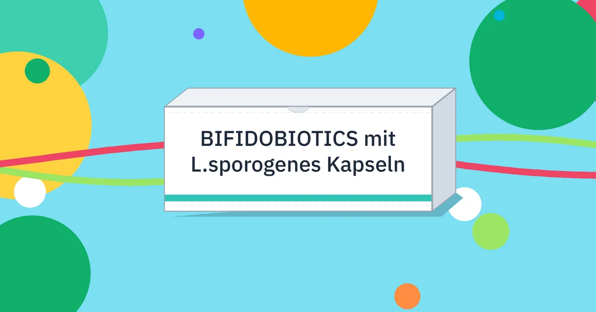 Symbolbild: Packung mit der Aufschrift BIFIDOBIOTICS mit L.sporogenes Kapseln (PZN 14293939) – Verfügbarkeit und Bezug in Apotheken in Frankfurt am Main