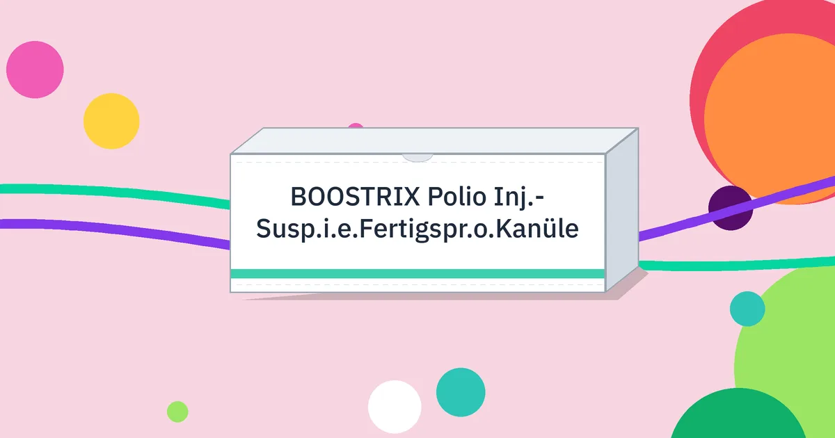 Symbolbild: Packung mit der Aufschrift BOOSTRIX Polio Inj.-Susp.i.e.Fertigspr.o.Kanüle (PZN 14171461) – Verfügbarkeit und Bezug in Apotheken in Frankfurt am Main