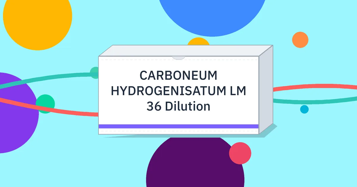 Symbolbild: Packung mit der Aufschrift CARBONEUM HYDROGENISATUM LM 36 Dilution (PZN 13428449) – Verfügbarkeit und Bezug in Apotheken in Frankfurt am Main