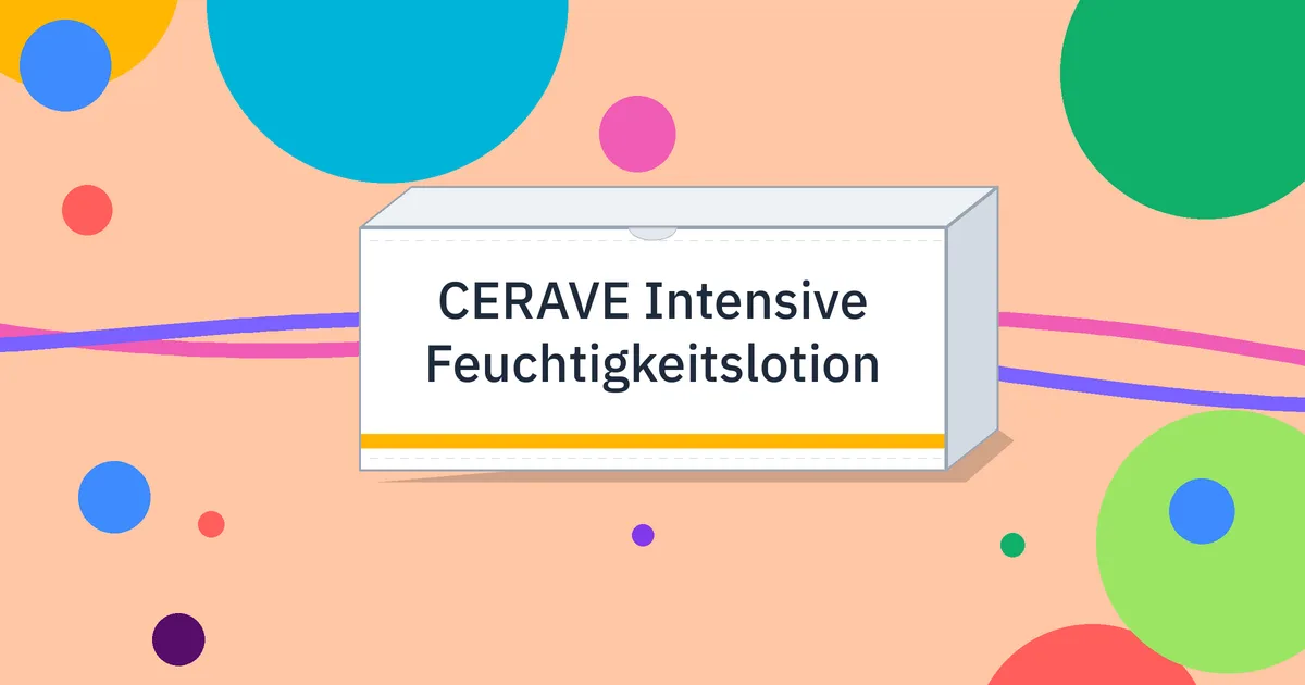 Symbolbild: Packung mit der Aufschrift CERAVE Intensive Feuchtigkeitslotion (PZN 19557900) – Verfügbarkeit und Bezug in Apotheken in Frankfurt am Main