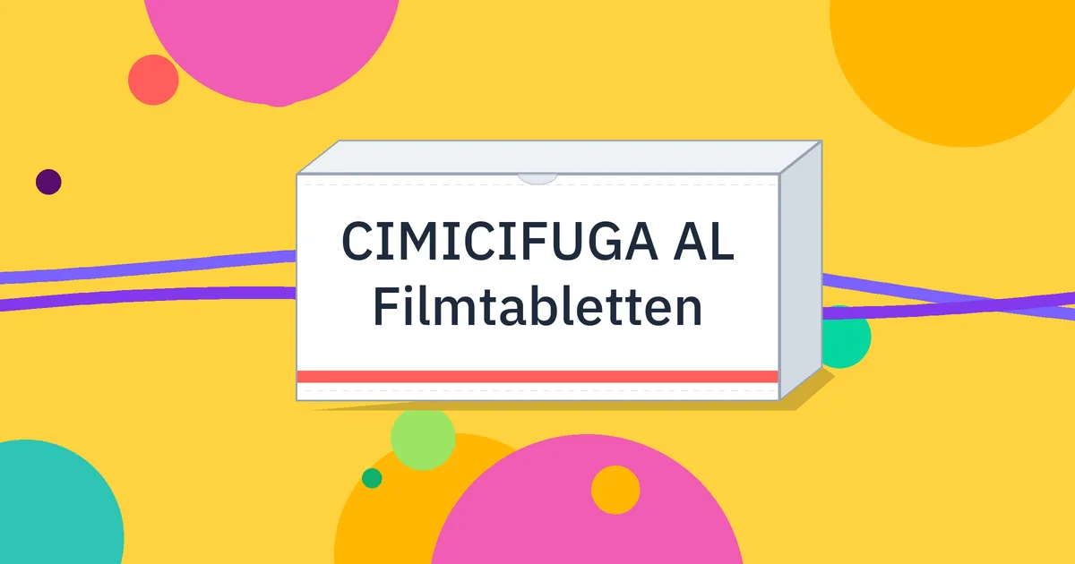 Symbolbild: Packung mit der Aufschrift CIMICIFUGA AL Filmtabletten (PZN 00425053) – Verfügbarkeit und Bezug in Apotheken in Frankfurt am Main