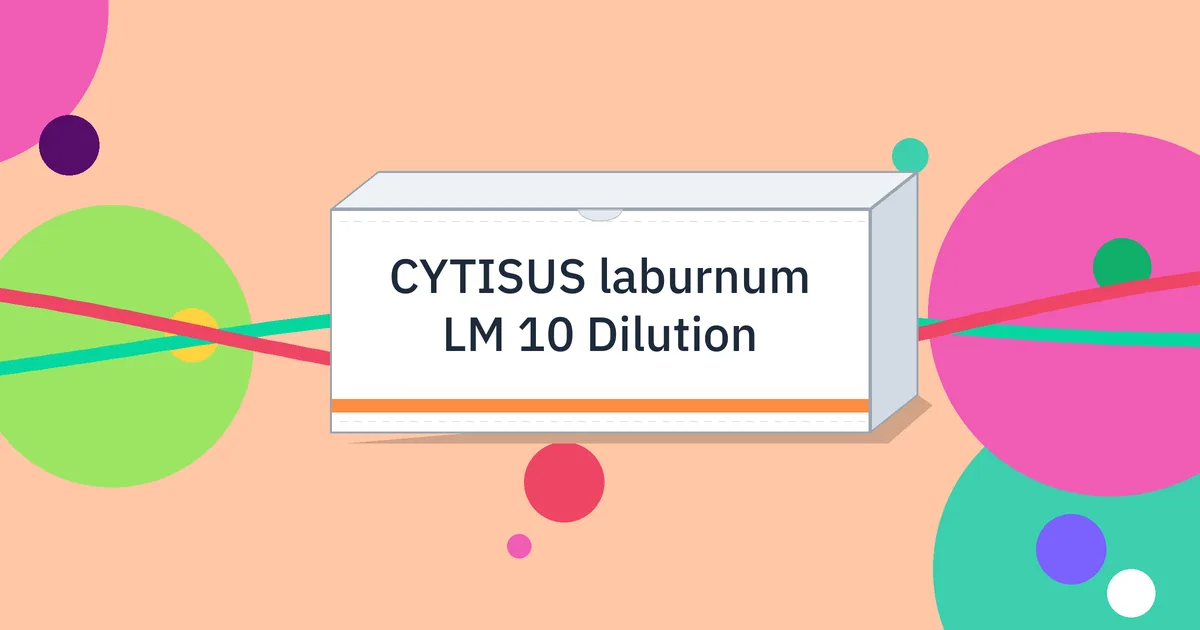 Symbolbild: Packung mit der Aufschrift CYTISUS laburnum LM 10 Dilution (PZN 13460482) – Verfügbarkeit und Bezug in Apotheken in Frankfurt am Main