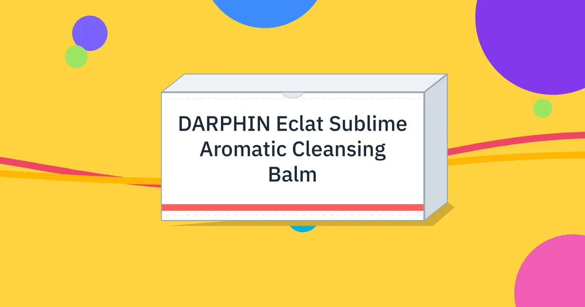 Symbolbild: Packung mit der Aufschrift DARPHIN Eclat Sublime Aromatic Cleansing Balm (PZN 18375597) – Verfügbarkeit und Bezug in Apotheken in Frankfurt am Main