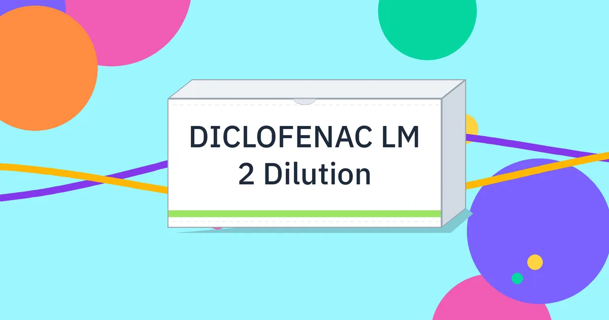 Symbolbild: Packung mit der Aufschrift DICLOFENAC LM 2 Dilution (PZN 12841153) – Verfügbarkeit und Bezug in Apotheken in Frankfurt am Main