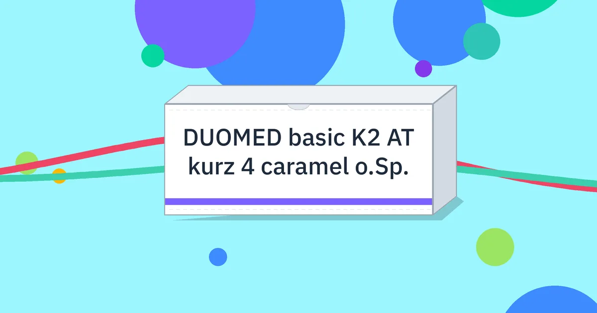 Symbolbild: Packung mit der Aufschrift DUOMED basic K2 AT kurz 4 caramel o.Sp. (PZN 20906286) – Verfügbarkeit und Bezug in Apotheken in Frankfurt am Main