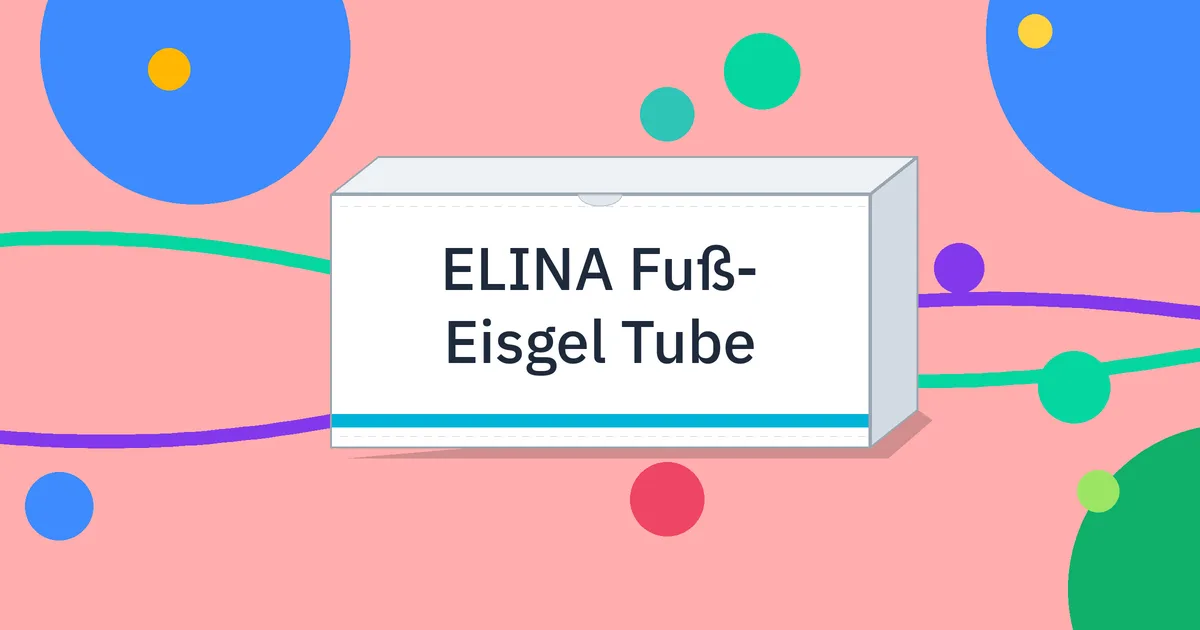 Symbolbild: Packung mit der Aufschrift ELINA Fuß-Eisgel Tube (PZN 11163194) – Verfügbarkeit und Bezug in Apotheken in Frankfurt am Main