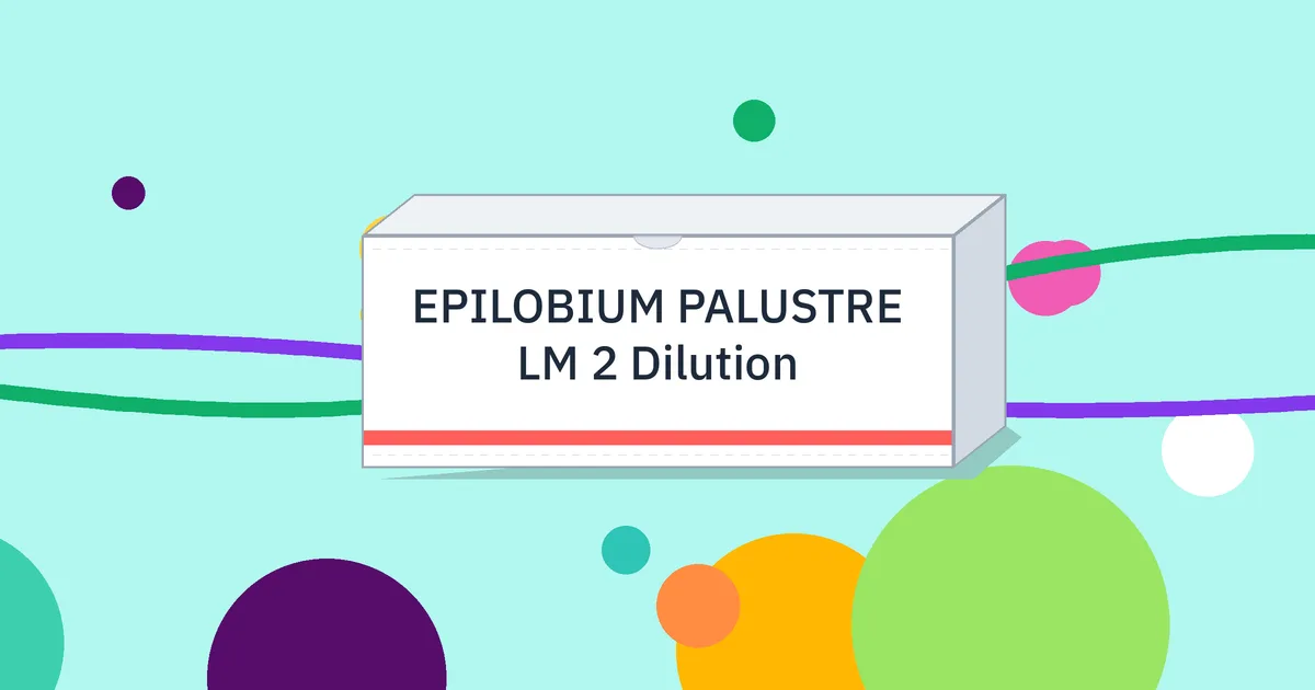 Symbolbild: Packung mit der Aufschrift EPILOBIUM PALUSTRE LM 2 Dilution (PZN 13471971) – Verfügbarkeit und Bezug in Apotheken in Frankfurt am Main