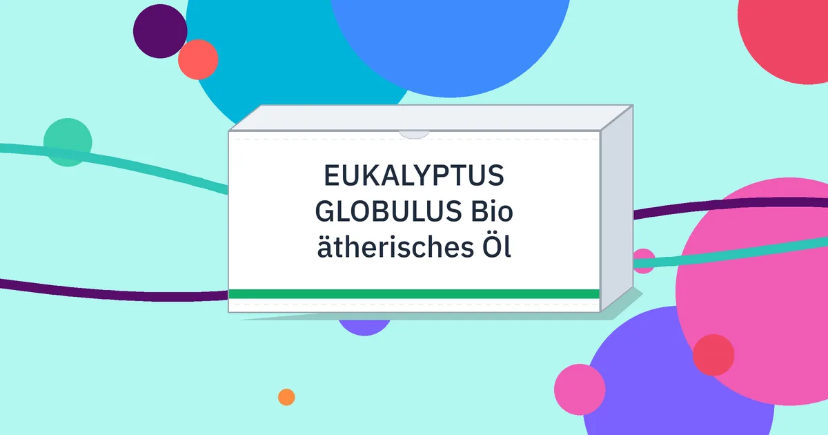 Symbolbild: Packung mit der Aufschrift EUKALYPTUS GLOBULUS Bio ätherisches Öl (PZN 16022127) – Verfügbarkeit und Bezug in Apotheken in Frankfurt am Main