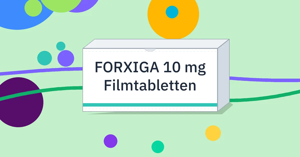 Symbolbild: Packung mit der Aufschrift FORXIGA 10 mg Filmtabletten (PZN 17852291) – Verfügbarkeit und Bezug in Apotheken in Frankfurt am Main