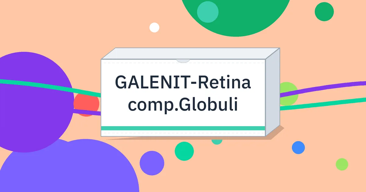 Symbolbild: Packung mit der Aufschrift GALENIT-Retina comp.Globuli (PZN 08785911) – Verfügbarkeit und Bezug in Apotheken in Frankfurt am Main