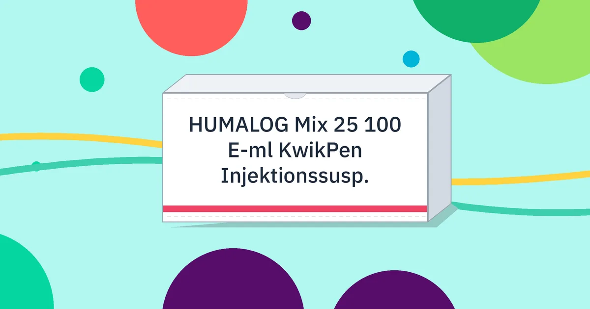 Symbolbild: Packung mit der Aufschrift HUMALOG Mix 25 100 E-ml KwikPen Injektionssusp. (PZN 05460373) – Verfügbarkeit und Bezug in Apotheken in Frankfurt am Main