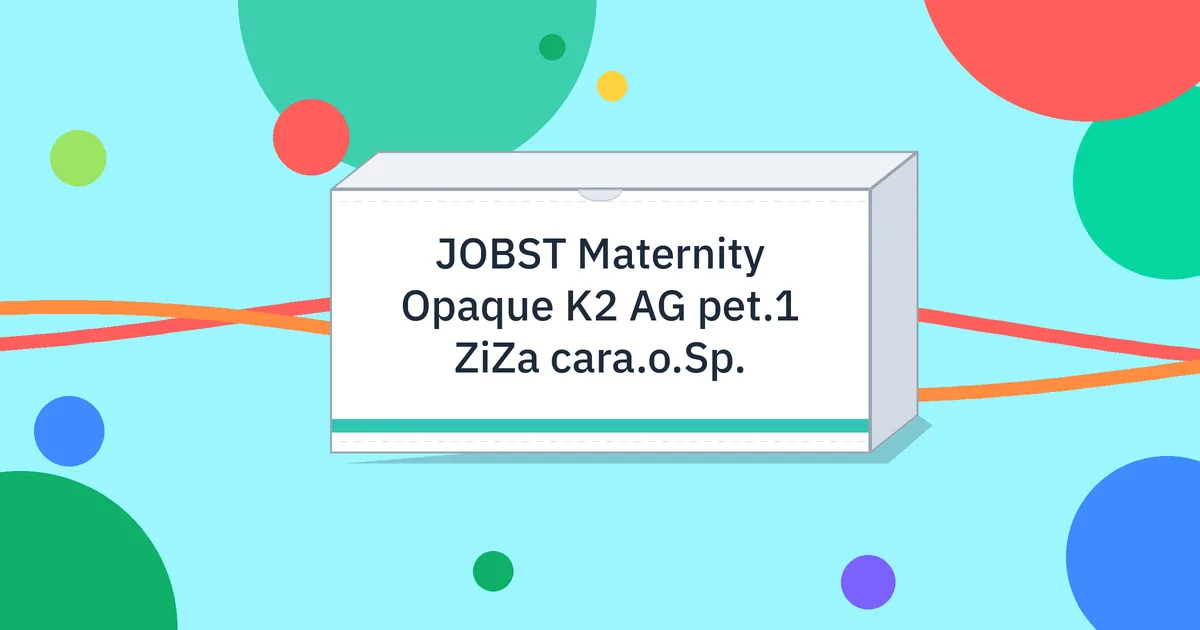 Symbolbild: Packung mit der Aufschrift JOBST Maternity Opaque K2 AG pet.1 ZiZa cara.o.Sp. (PZN 15851330) – Verfügbarkeit und Bezug in Apotheken in Frankfurt am Main