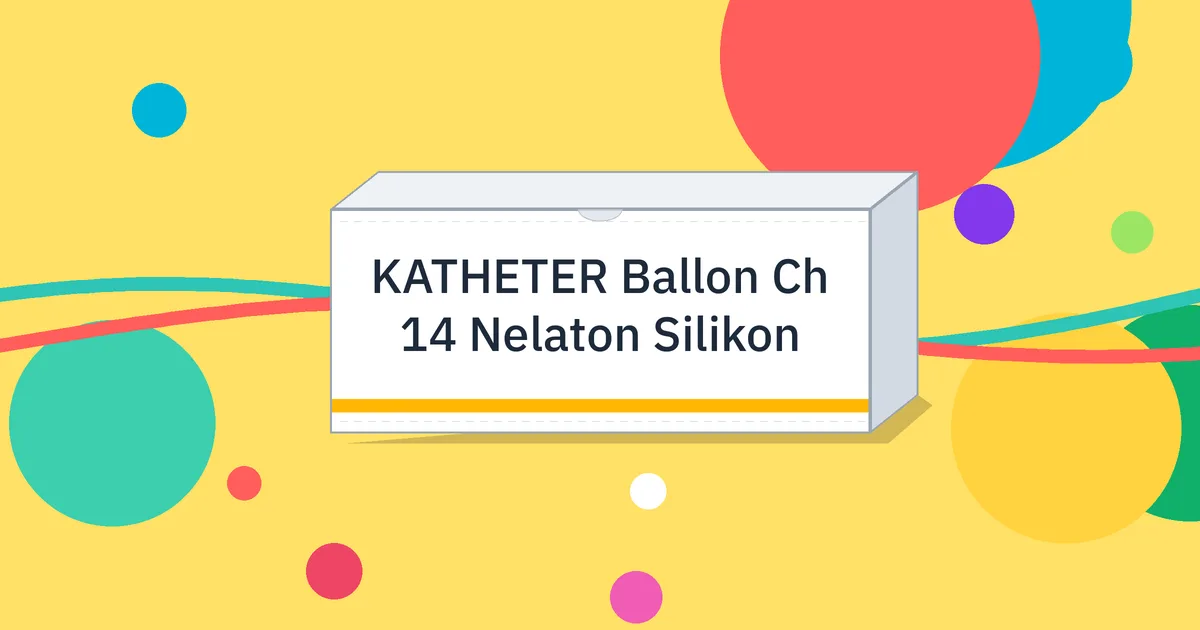 Symbolbild: Packung mit der Aufschrift KATHETER Ballon Ch 14 Nelaton Silikon (PZN 02441352) – Verfügbarkeit und Bezug in Apotheken in Frankfurt am Main