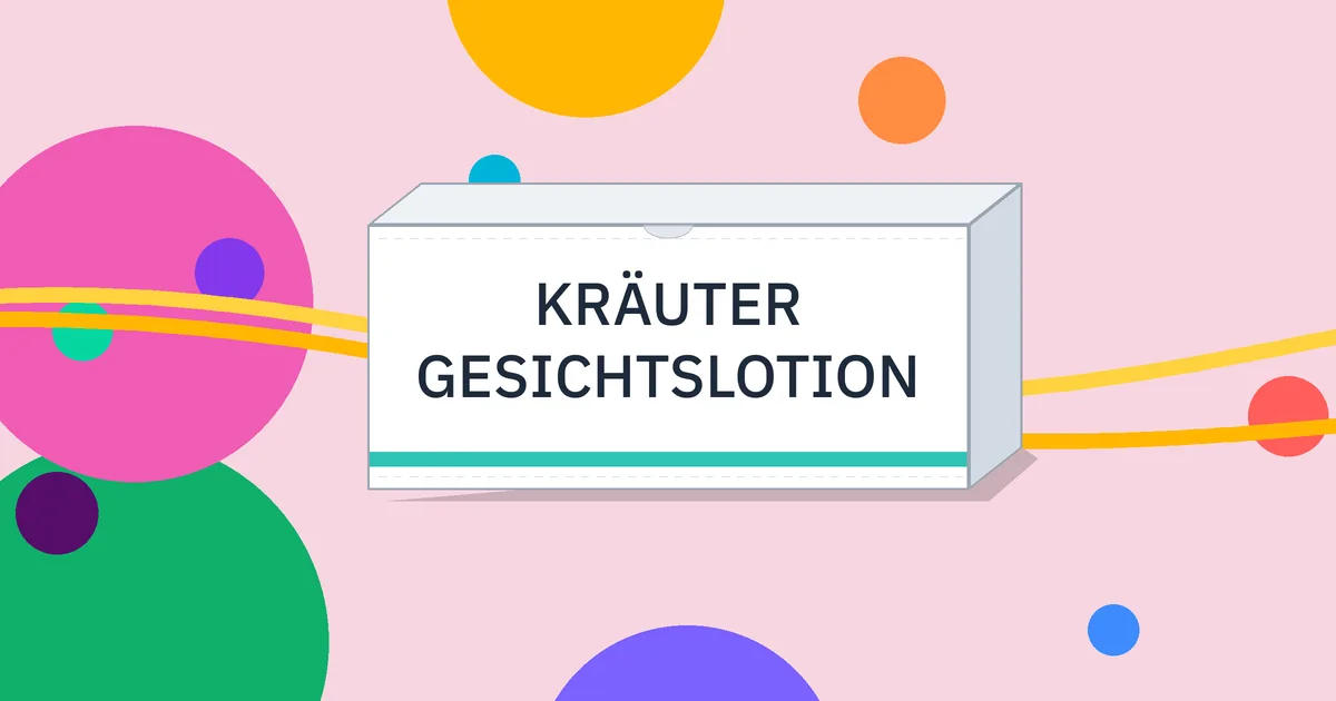 Symbolbild: Packung mit der Aufschrift KRÄUTER GESICHTSLOTION (PZN 16334714) – Verfügbarkeit und Bezug in Apotheken in Frankfurt am Main