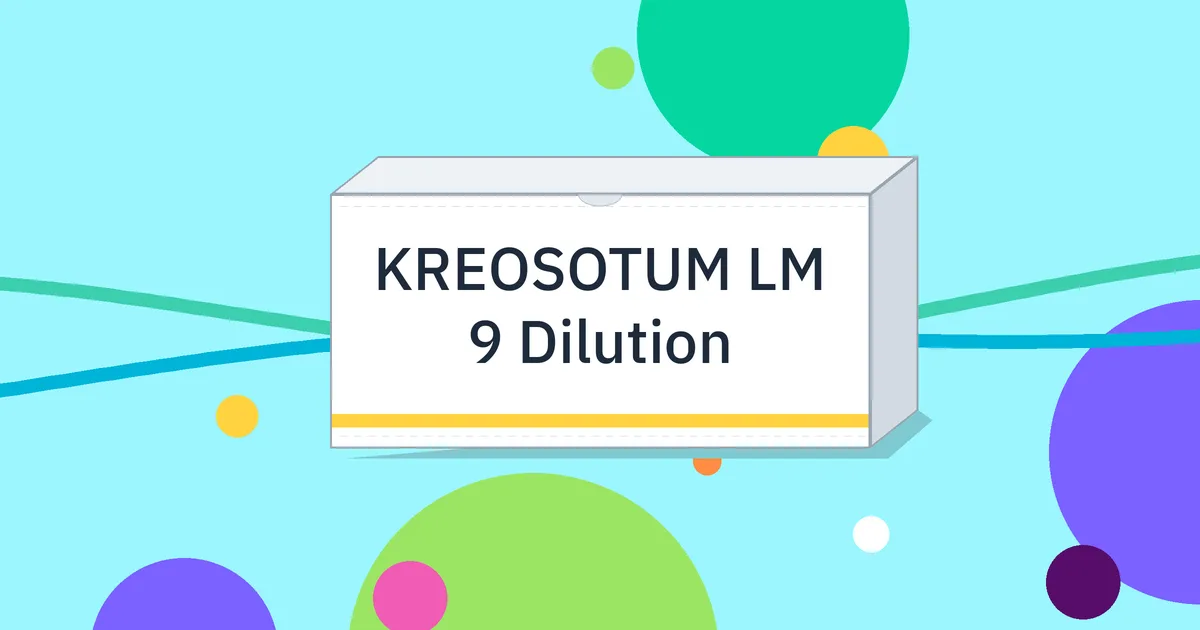 Symbolbild: Packung mit der Aufschrift KREOSOTUM LM 9 Dilution (PZN 12928032) – Verfügbarkeit und Bezug in Apotheken in Frankfurt am Main