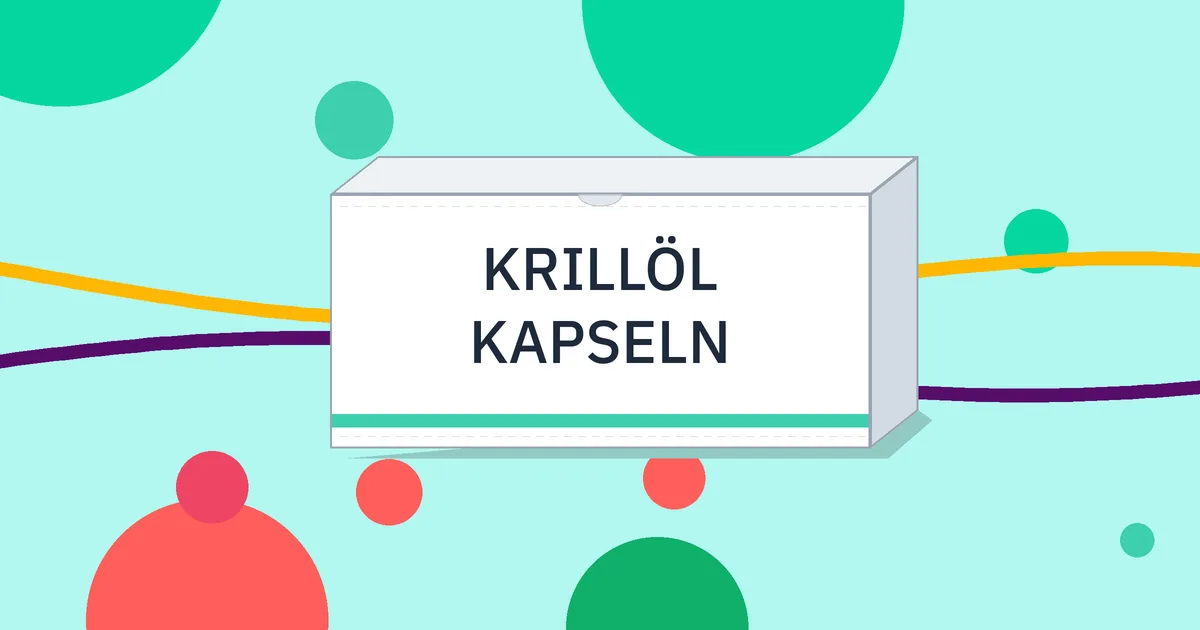 Symbolbild: Packung mit der Aufschrift KRILLÖL KAPSELN (PZN 19337417) – Verfügbarkeit und Bezug in Apotheken in Frankfurt am Main
