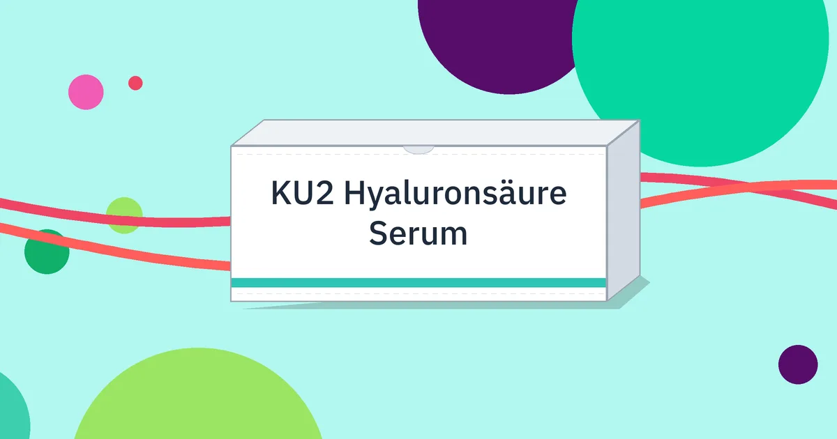 Symbolbild: Packung mit der Aufschrift KU2 Hyaluronsäure Serum (PZN 19975939) – Verfügbarkeit und Bezug in Apotheken in Frankfurt am Main