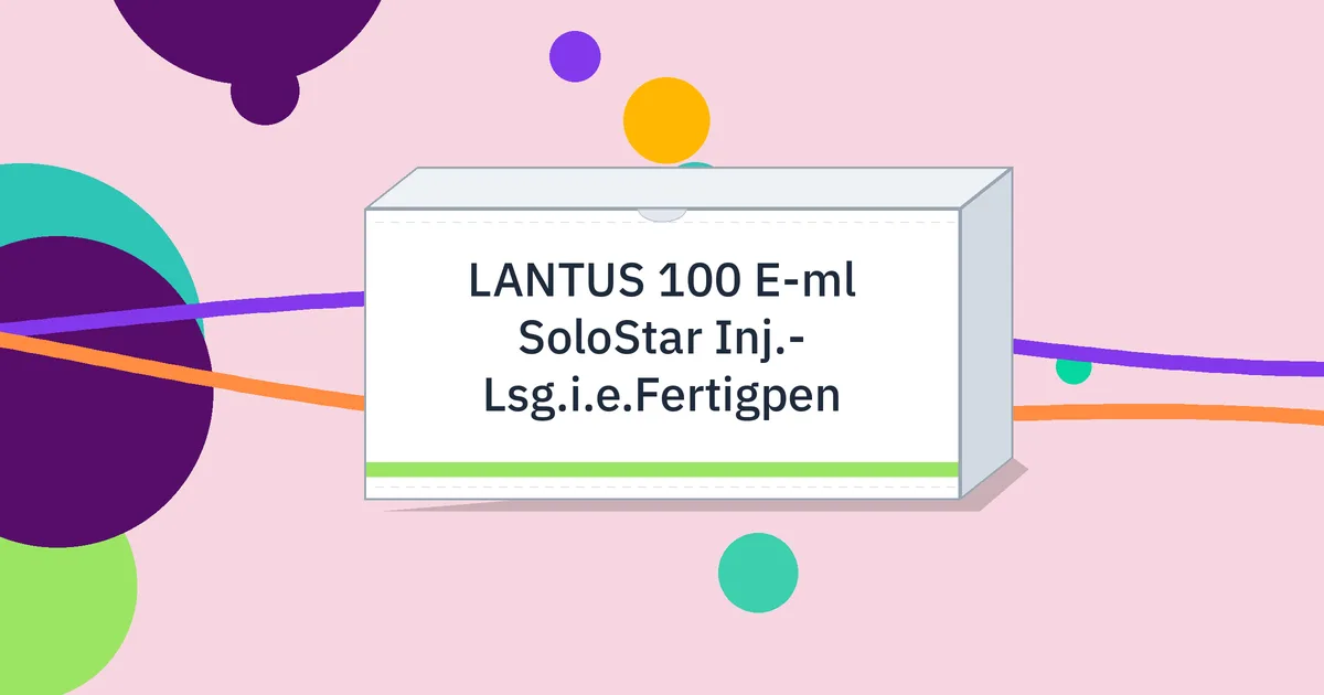 Symbolbild: Packung mit der Aufschrift LANTUS 100 E-ml SoloStar Inj.-Lsg.i.e.Fertigpen (PZN 20083927) – Verfügbarkeit und Bezug in Apotheken in Frankfurt am Main