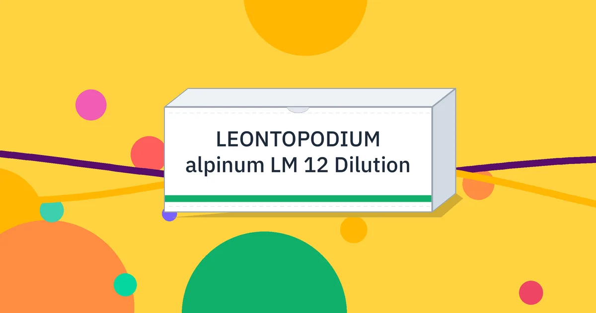Symbolbild: Packung mit der Aufschrift LEONTOPODIUM alpinum LM 12 Dilution (PZN 13525419) – Verfügbarkeit und Bezug in Apotheken in Frankfurt am Main
