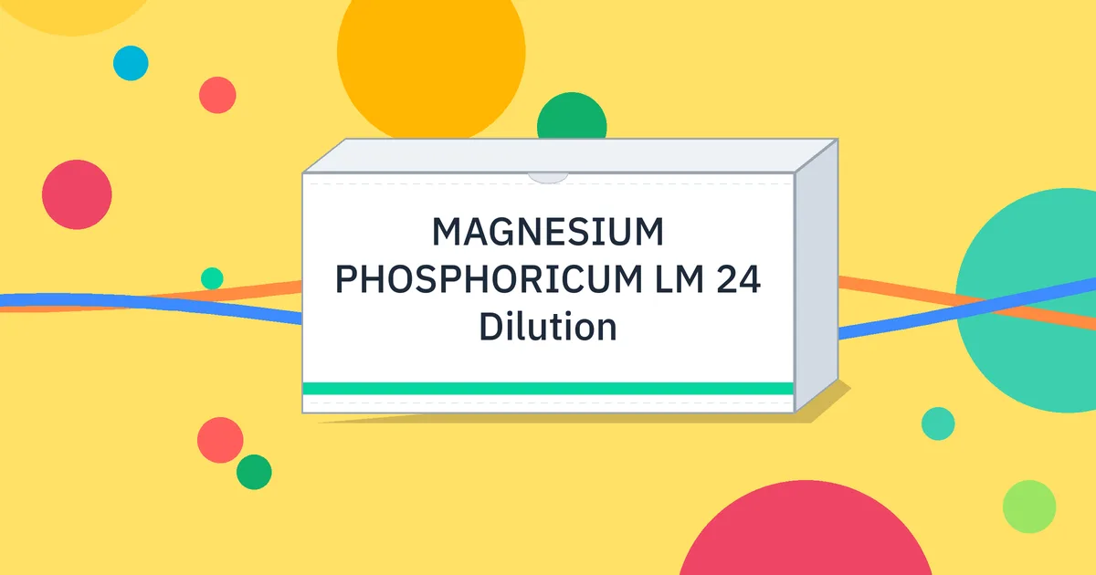 Symbolbild: Packung mit der Aufschrift MAGNESIUM PHOSPHORICUM LM 24 Dilution (PZN 08807239) – Verfügbarkeit und Bezug in Apotheken in Frankfurt am Main