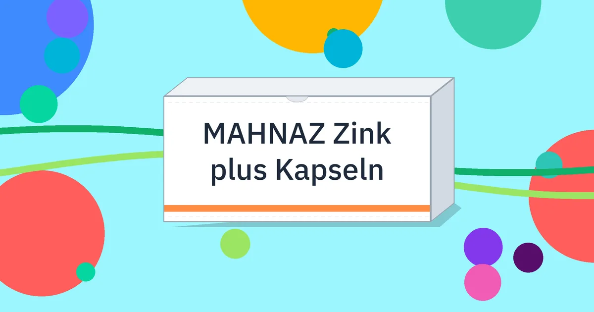 Symbolbild: Packung mit der Aufschrift MAHNAZ Zink plus Kapseln (PZN 00249461) – Verfügbarkeit und Bezug in Apotheken in Frankfurt am Main