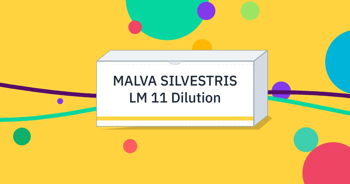 Symbolbild: Packung mit der Aufschrift MALVA SILVESTRIS LM 11 Dilution (PZN 13539858) – Verfügbarkeit und Bezug in Apotheken in Frankfurt am Main