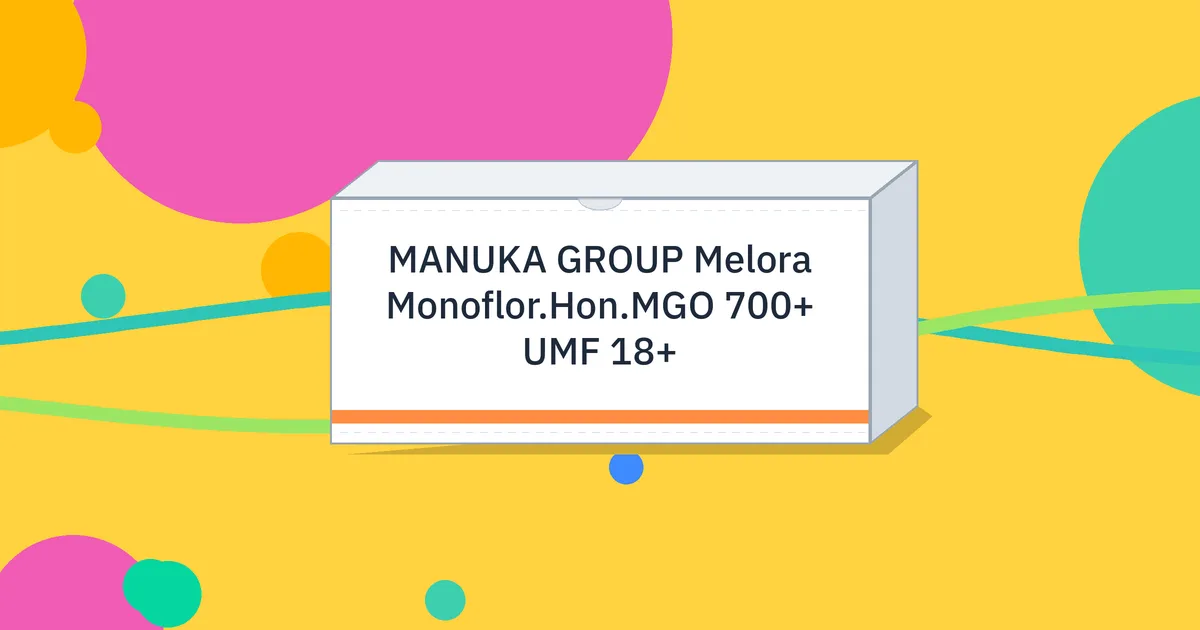 Symbolbild: Packung mit der Aufschrift MANUKA GROUP Melora Monoflor.Hon.MGO 700+ UMF 18+ (PZN 18086456) – Verfügbarkeit und Bezug in Apotheken in Frankfurt am Main