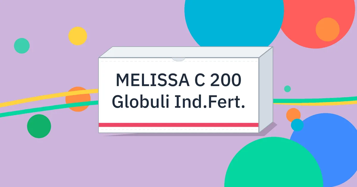 Symbolbild: Packung mit der Aufschrift MELISSA C 200 Globuli Ind.Fert. (PZN 17700090) – Verfügbarkeit und Bezug in Apotheken in Frankfurt am Main