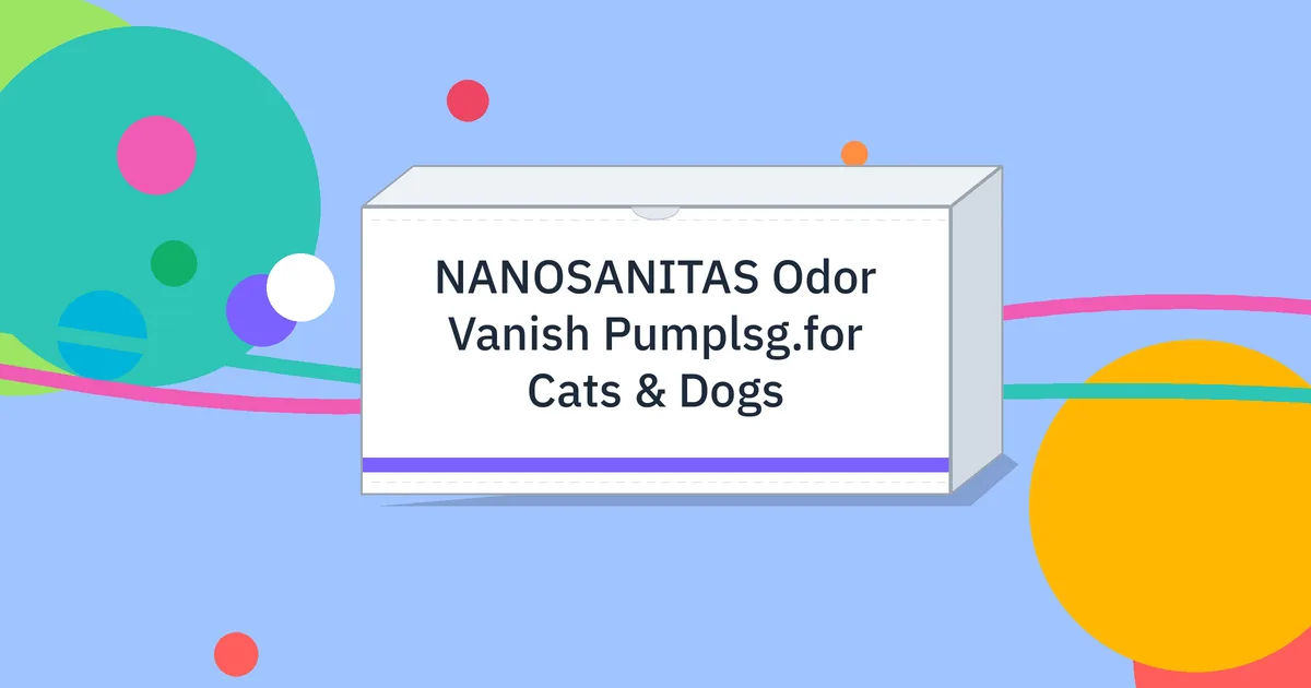 Symbolbild: Packung mit der Aufschrift NANOSANITAS Odor Vanish Pumplsg.for Cats & Dogs (PZN 19196017) – Verfügbarkeit und Bezug in Apotheken in Frankfurt am Main